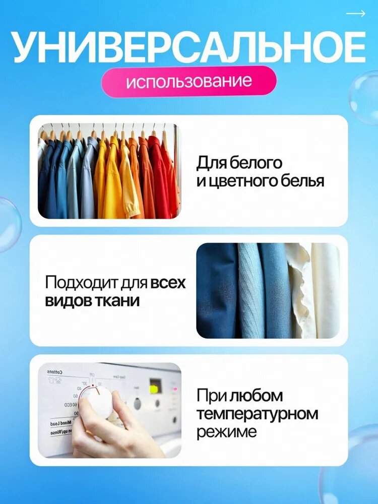 Ловушка цвета для стирки, салфетки против окрашивания, 200 шт — фото 1