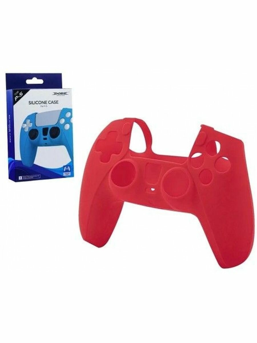 Силиконовый чехол Dobe Silicon Case для DualSense PS5 (TP5-0512), Red