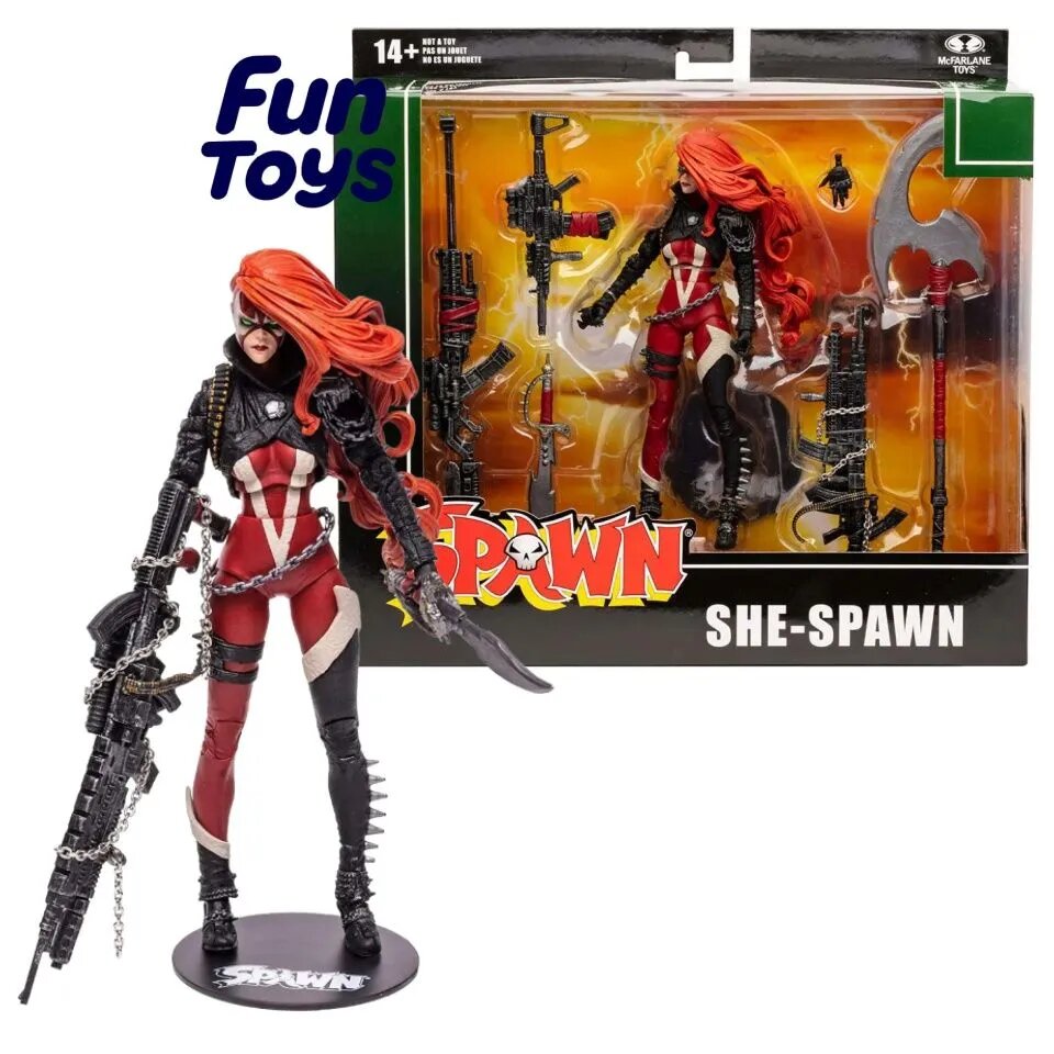 Фигурки McFarlane Toys - Spawn - She Spawn 7" Action Figure Deluxe Box Set with Eight Accessories