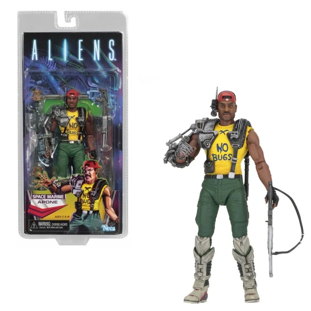 Фигурки NECA, Серия "Чужой", Космический флот: сержант (13-е поколение), подвижная модель в масштабе 7 дюймов