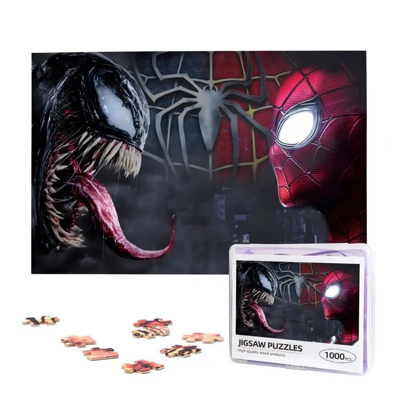 Spider-Man Деревянный пазл Марвел Деревянные пазлы Человек-паук Marvel