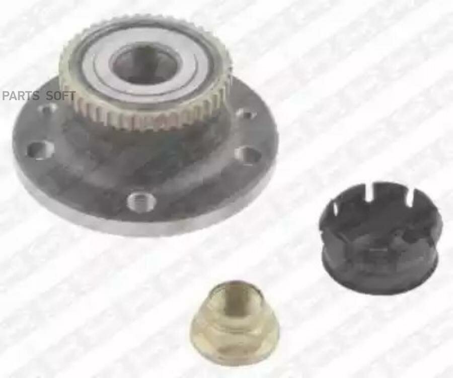 NTN-SNR R15554 R155.54_=30/73=VKBA3497=K-29/47=F702866 ! к-кт подшипника ступ. зад.+ступица\Renault Espace 96-02 ABS