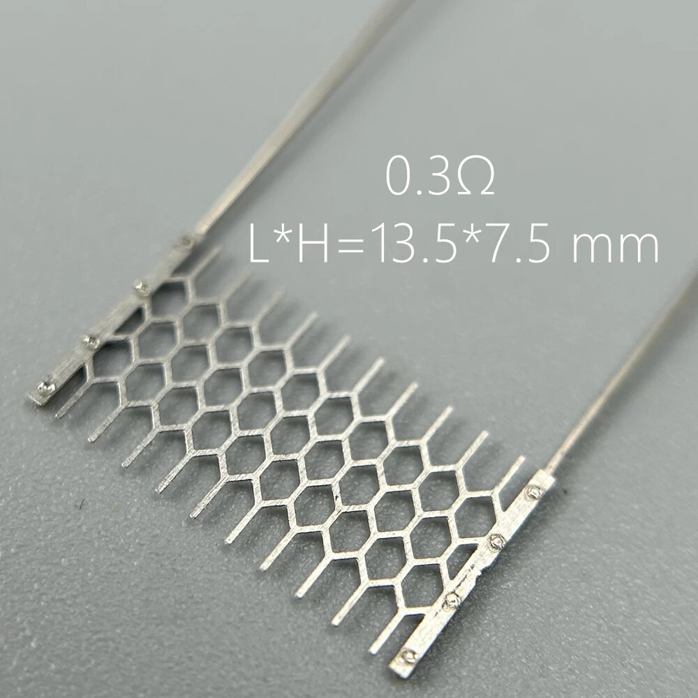 Нагревательный элемент для гриля 0.3Ω 13.5x7.5 мм, 50шт