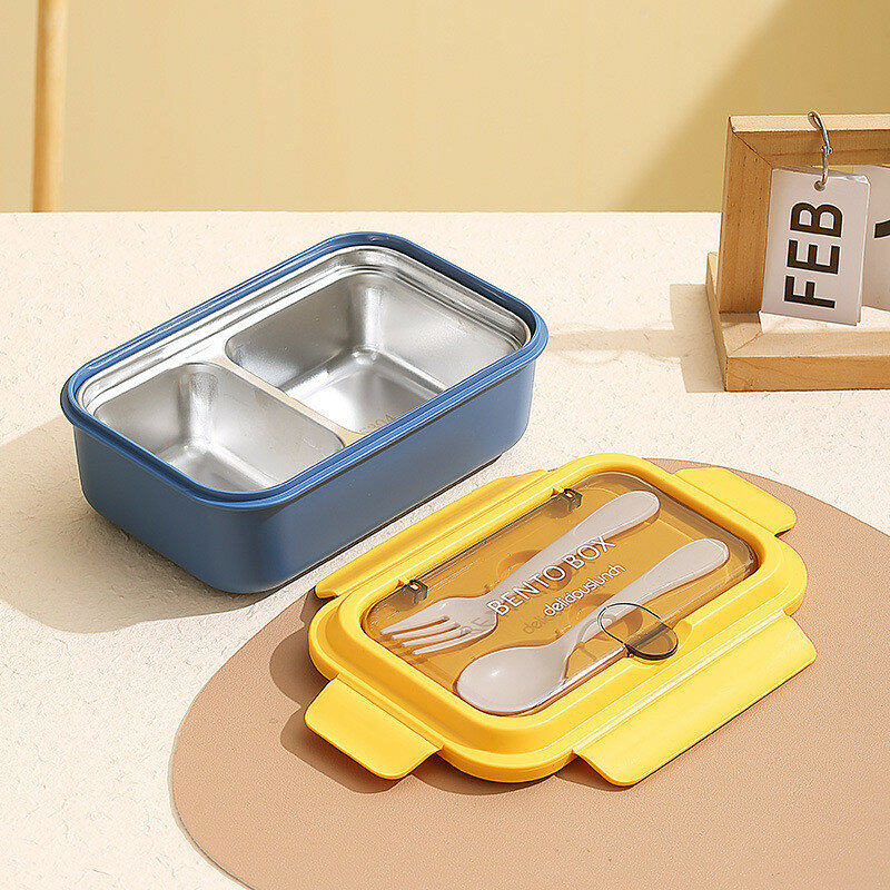 Pp highvolume double layer lunch box with logo printing for gifting and events style p