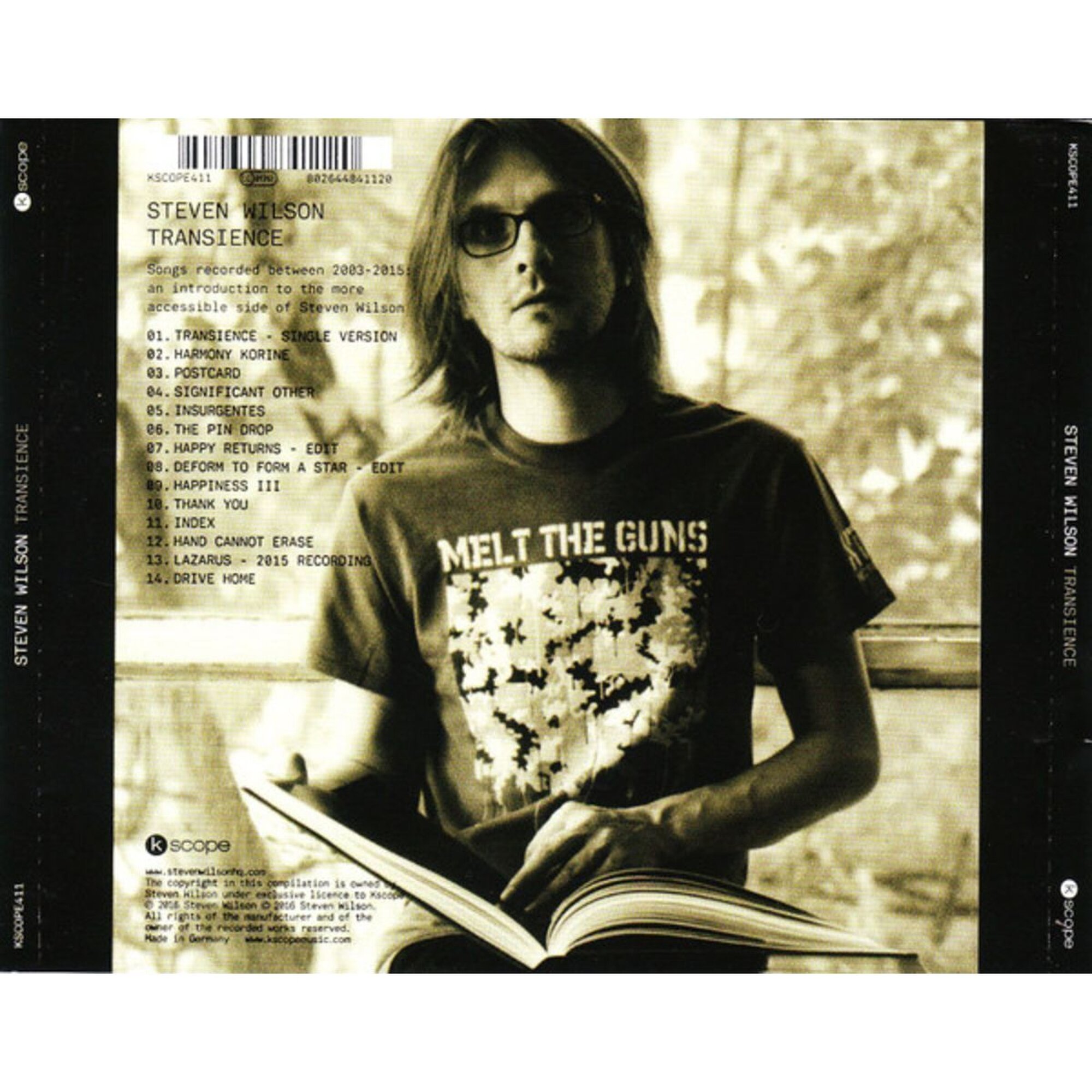 STEVEN WILSON - Transience (CD) Компакт диск — фото 1