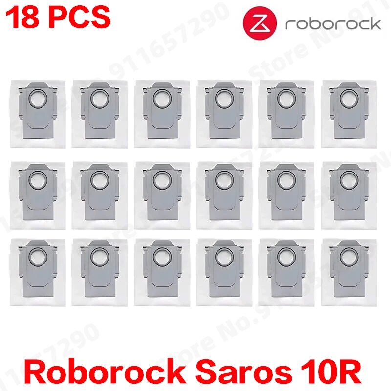 18 шт. Запасные части Roborock Saros 10R, серые