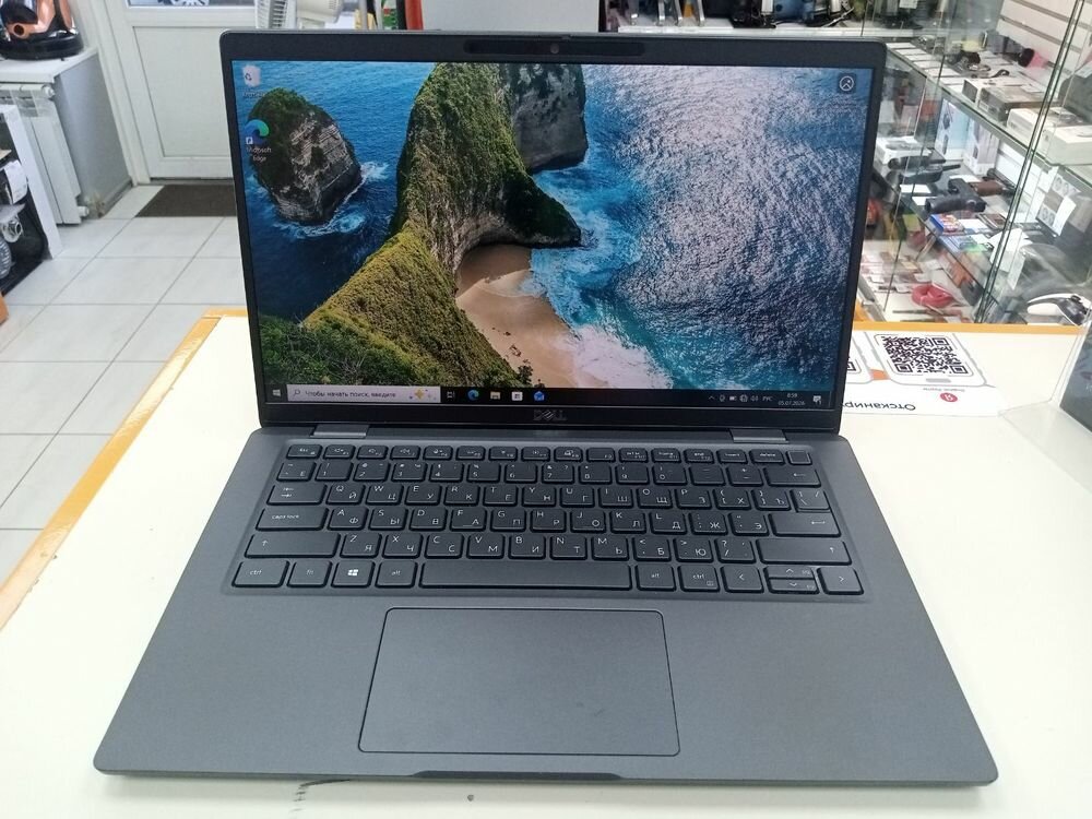 Dell Latitude 7420 2 в 1 Ноутбук,14" , Intel Core i7-1185G7, RAM 16 ГБ, SSD 256 ГБ, Iris(R) Xe Graphics