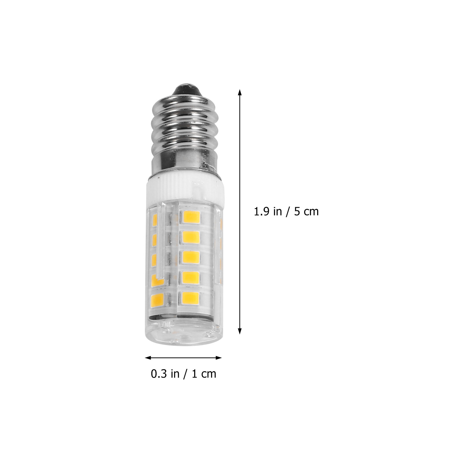 2 Штуки Замена 4W E14 LED Лампочка Для Кухонной Техники С Энергосбережением Размер 5.00X1.00X1.00CM