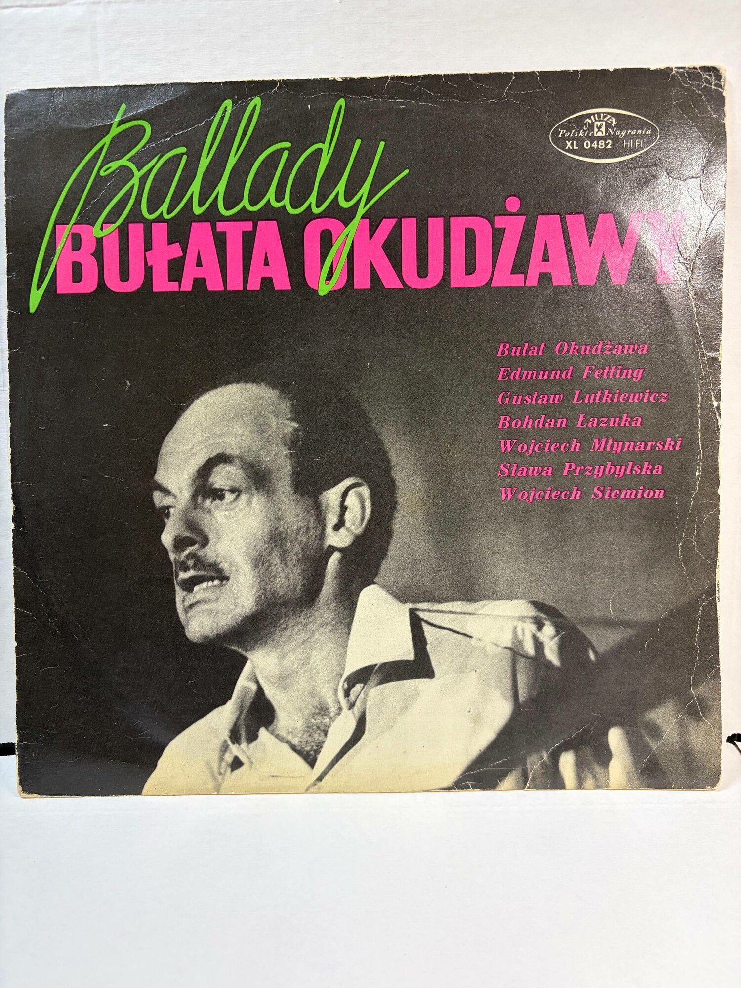 Various - Ballady Bulata Okudzawy (1LP Polskie Nagrania Muza, Польша 1968, VG/VG)