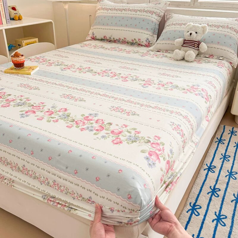 100% хлопок простыня однотонная 200×230 см подходит для кроватей 1.2/1.5 м