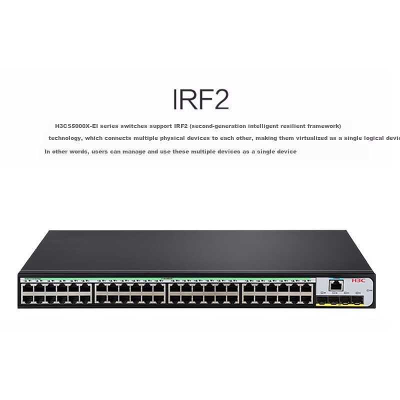 H3C S5048X-EI 48 портов 1Гбит/с + 40 портов 10 Гбит/с оптические Сетевой коммутатор уровня 3 Беззаботный