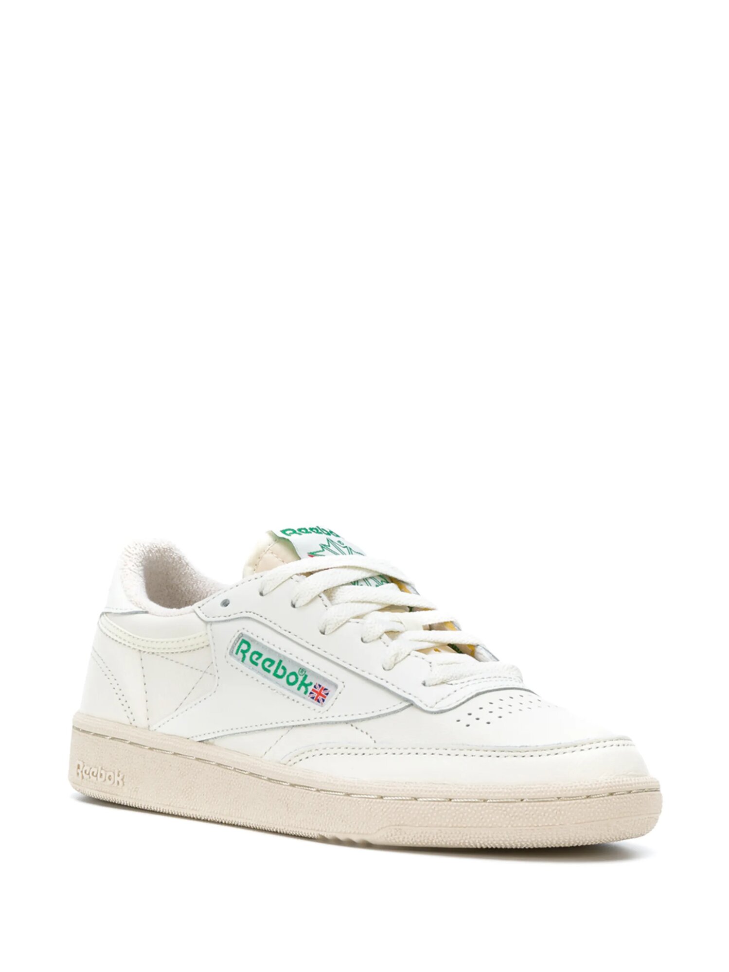 Кроссовки Reebok Classic, размер 9.5 US, бежевый/белый — фото 1