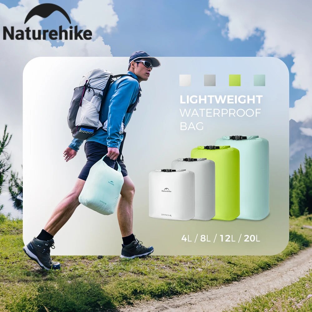 Naturehike 2026 сумка-роллтоп PU2000+ Blue 12L