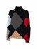 Свитер SEMICOUTURE Argyle-pattern sweater, размер 32, , Синий принт
