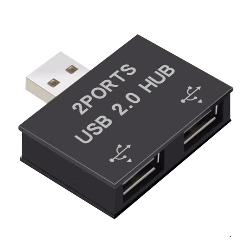 USB 2.0 разветвитель Y-образный, Черный