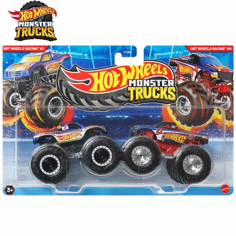 Машинка Mattel Hot Wheels Monster Trucks (Монстр трак)2025 FYJ44-Racing#1 #4