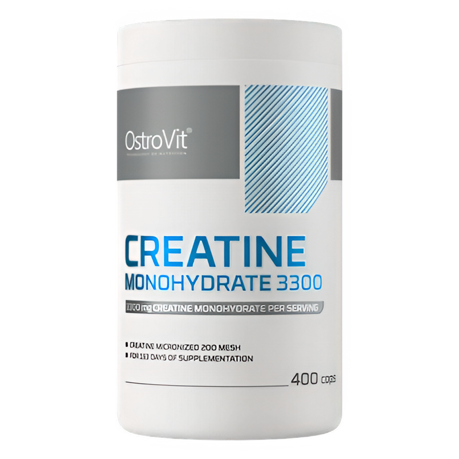 Креатин Ostrovit Creatine Monohydrate 3300мг, 400капсул, спортивное питание, для выносливости