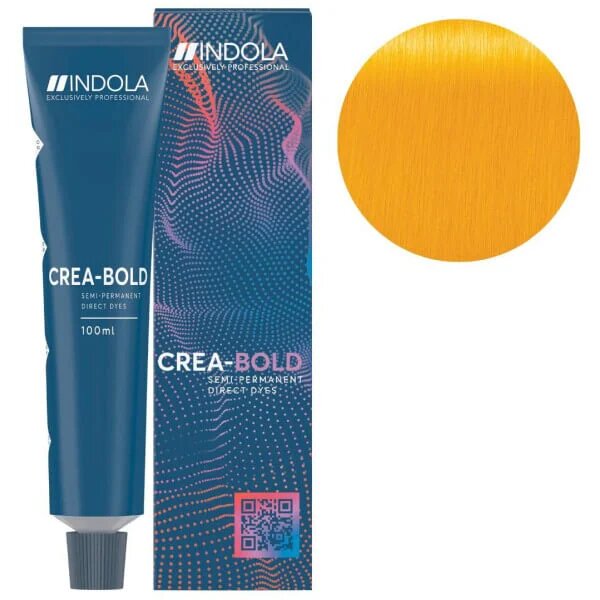 Indola Crea-Bold Canary Yellow Полуперманентная тонирующая крем-краска для волос 100мл