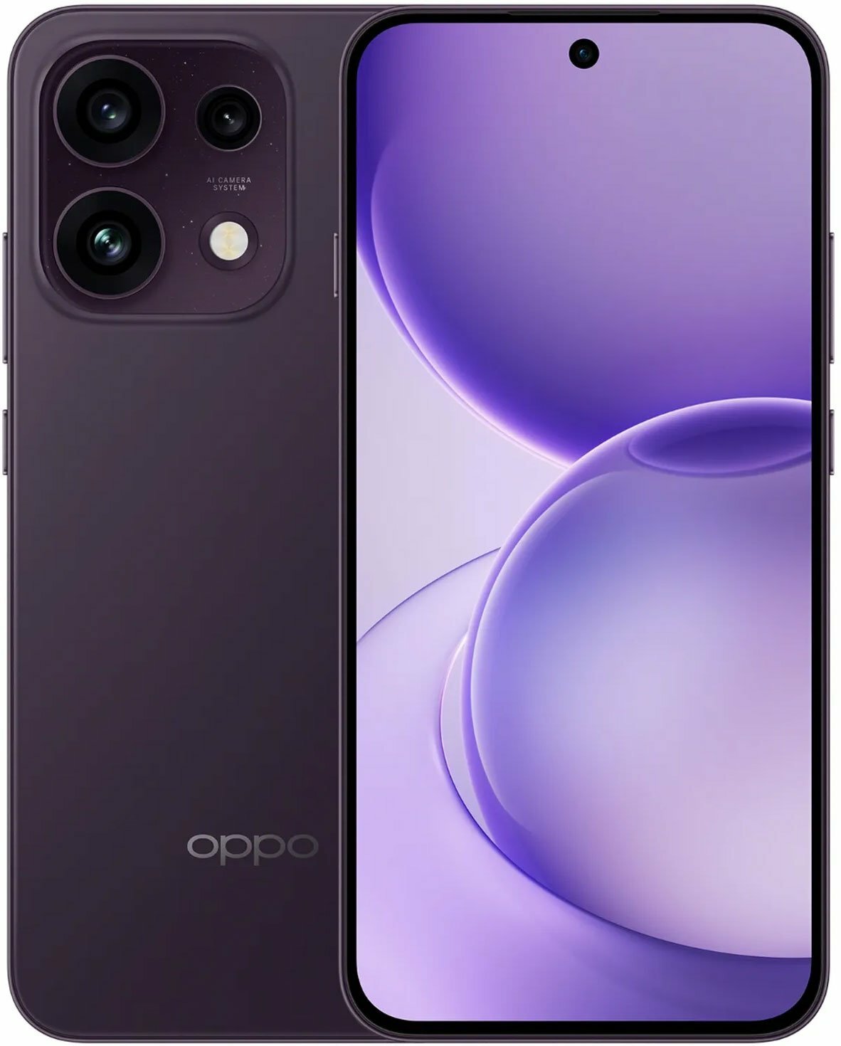 Смартфон Oppo Reno 16 5G CPH2865 12+256 ГБ cумеречный фиолетовый