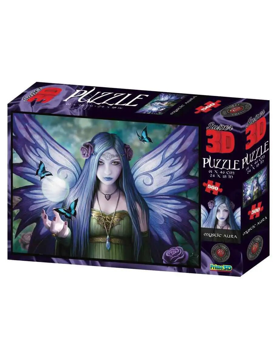 Super 3D Пазл Таинственная аура, 500 деталей, Anne Stokes