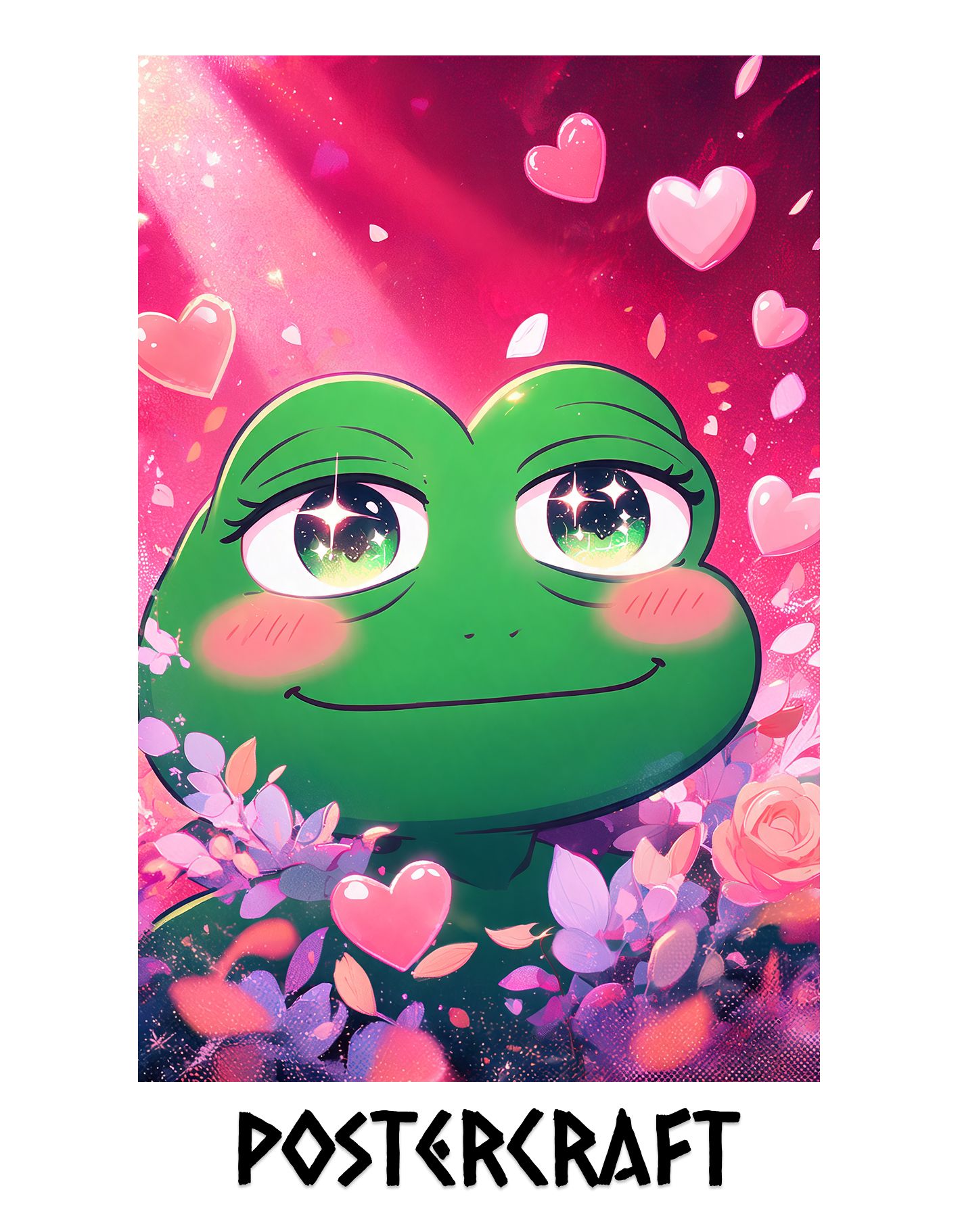 Постер "Лягушонок Пепе, Pepe", 59.4х42см, А2, глянцевый