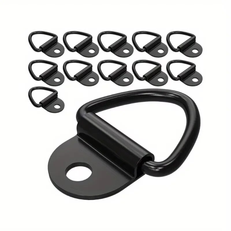 Крюки-кольца из нержавеющей стали черные 10/20 шт 10pcs