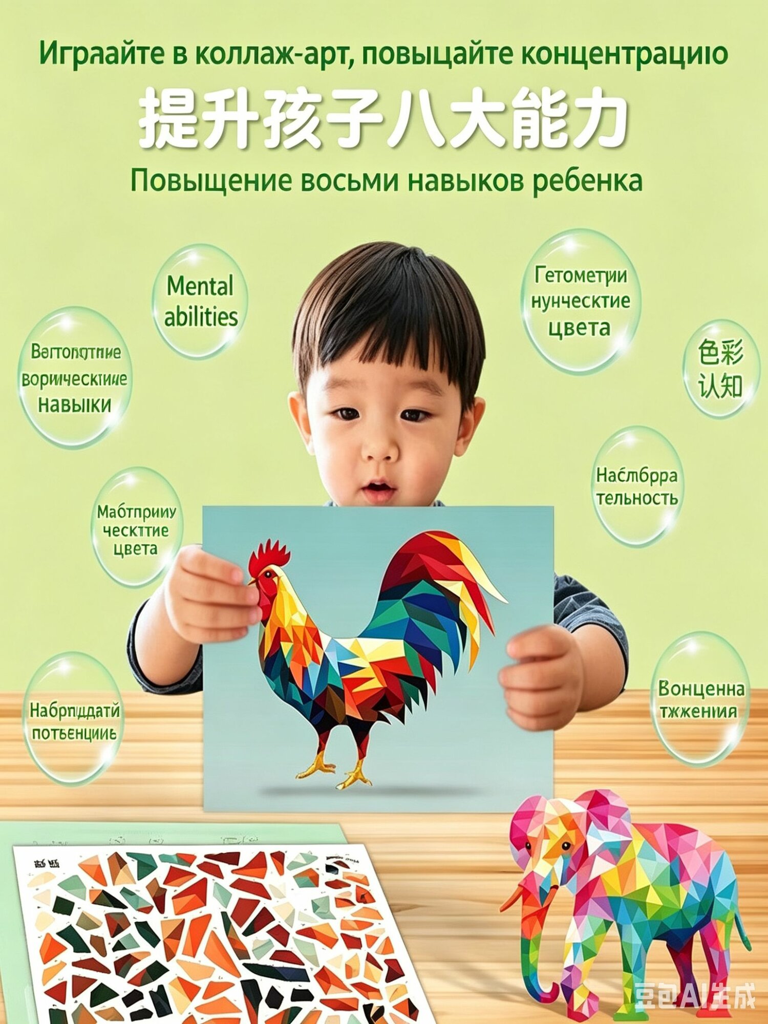 Рисуем наклейками, "Единорог", Буква-Ленд, наклейки для детей наклейки с единорогом рисование для детей