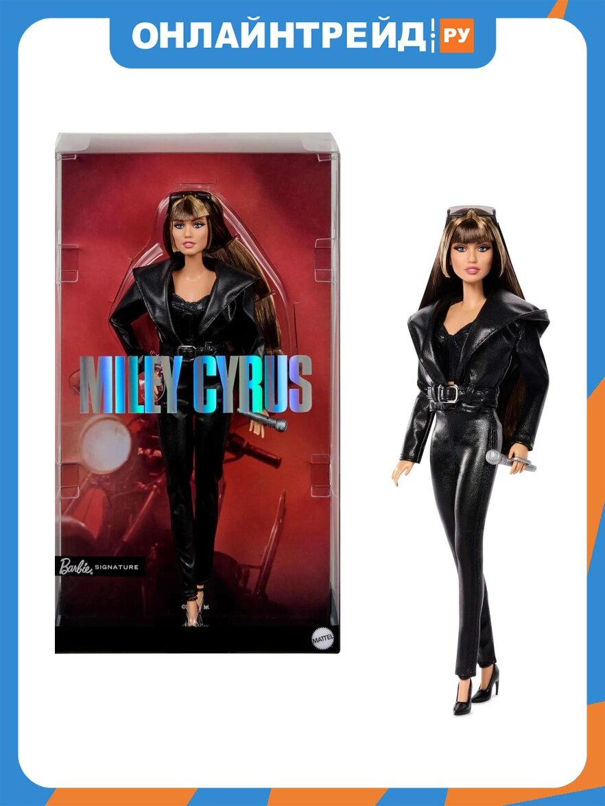 Кукла Barbie JJY05 Майли Сайрус, серия Signature, подвижная коллекционная