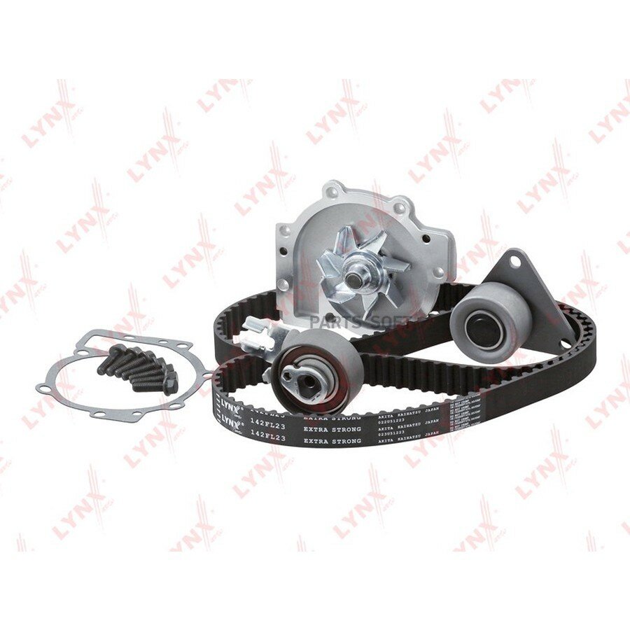 LYNXAUTO PW-1248 Комплект ремня ГРМ с водяным насосом FORD 2.5 Focus II 05-12 / Kuga I 08-12 / Mondeo IV 07-15 / S-ma ()