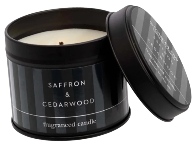 Свеча для помещений Стоунглоу Шафран и Кедр 180 гр - Stoneglow Safroon and Cedarwood