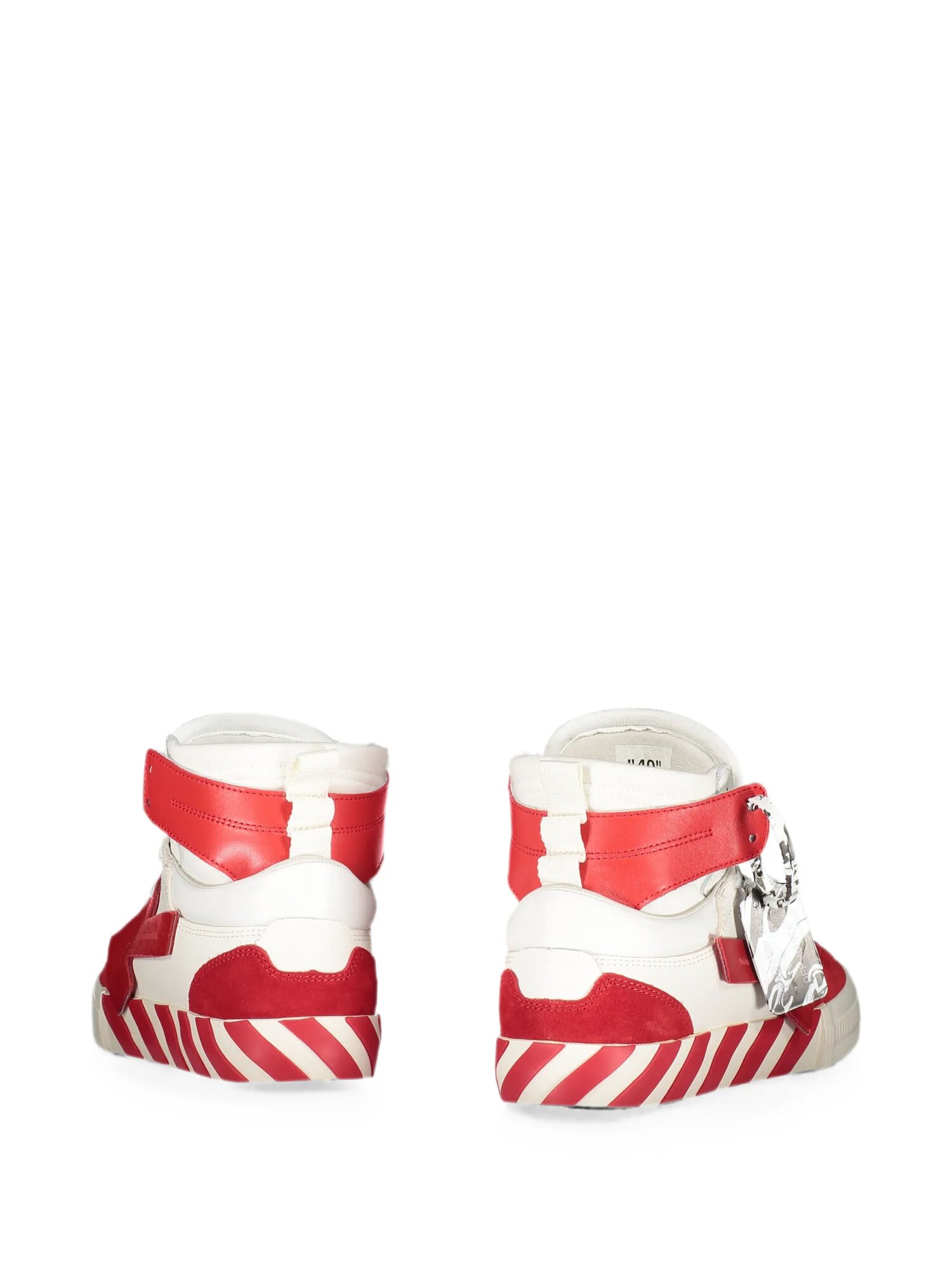Кроссовки Off-White Vulcanized, размер 40, бежевый/белый — фото 1
