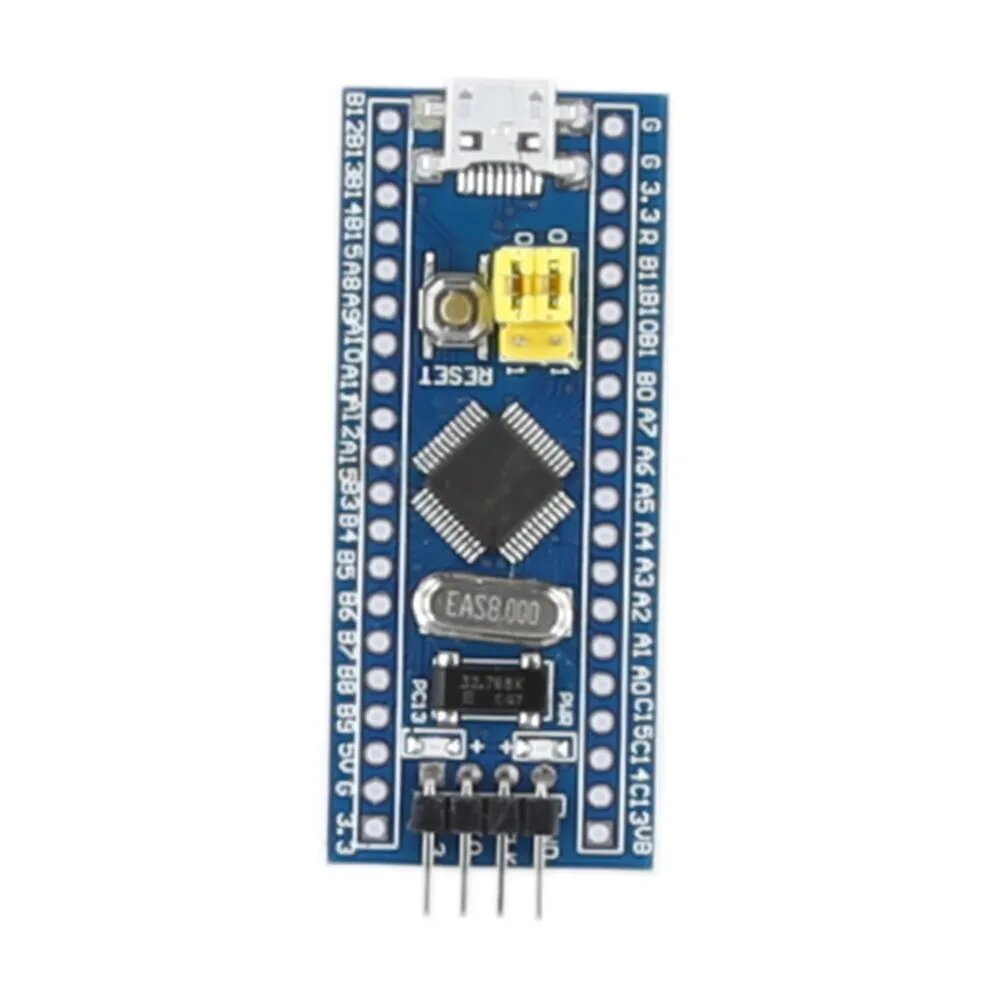 Модуль разработки STM32F103C6T6 на базе ядра Cortex-M3, 72 МГц, 64 КБ Flash, интерфейсы SWD/USART/USB