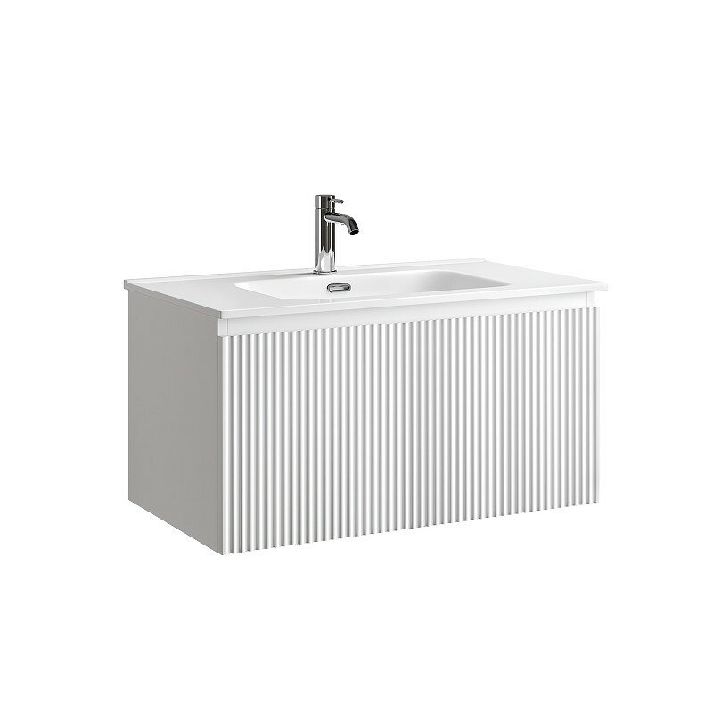 Тумба под раковину Sancos Snob R 1.0 80 SNR1.080W подвесная цвет Bianco