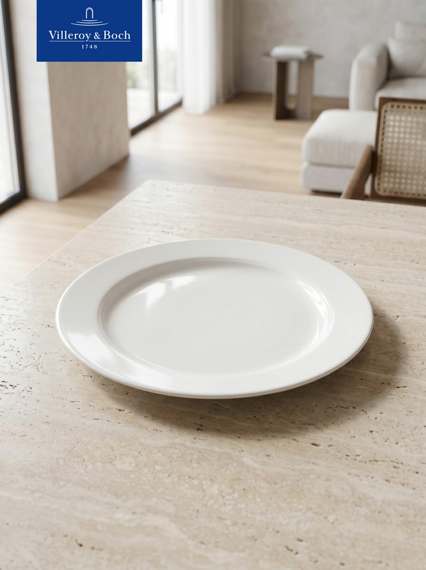 Тарелка плоская 29 см, Corpo White, Villeroy & Boch, Премиум-Фарфор