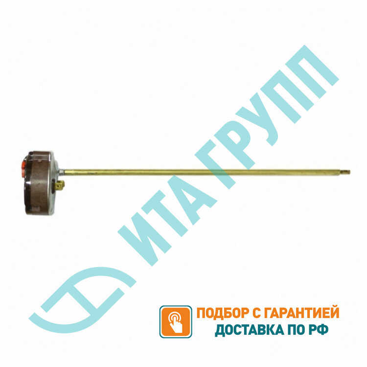 Термостат стержневой для водонагревателя REAL BM390, Thermex, Ariston, Polaris 16A до 70°С с термозащитой на 83°С, 3412059(181385)