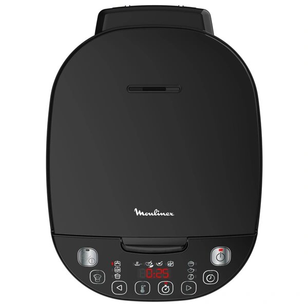 Мультиварка Moulinex "Simply Cook Plus" MK622832, 3D-нагрев, антипригарное покрытие, чёрная