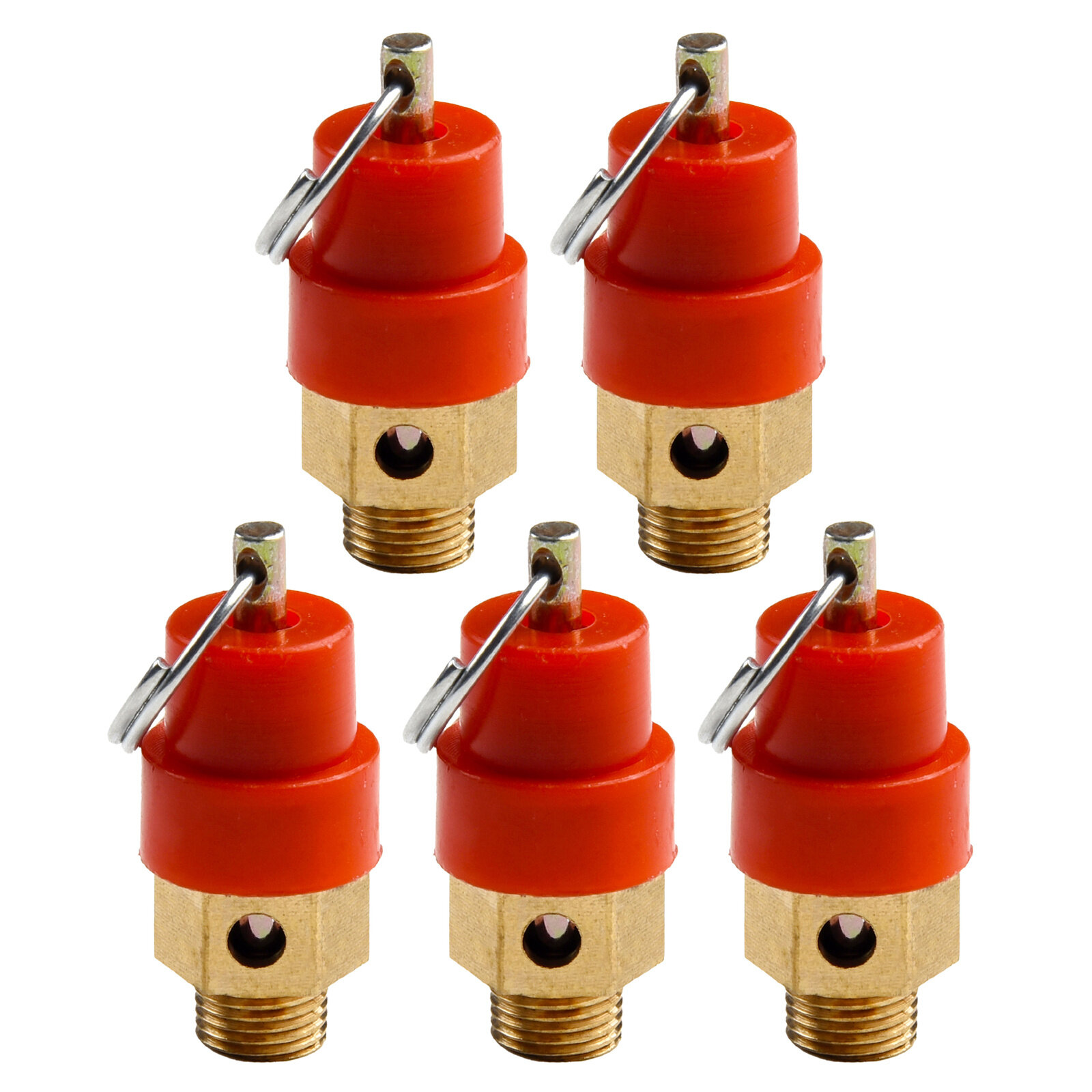 Предохранительный клапан 1/8 дюйма, 120 PSI, 38 мм, 5 шт, тип A для регулировки давления компрессора