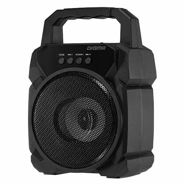 Портативная беспроводная колонка Digma D-PS1500, черный