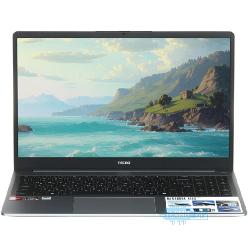 Ноутбук Tecno Megabook K15S 15,6" R5-7430U 8/512Gb Win 11 серый