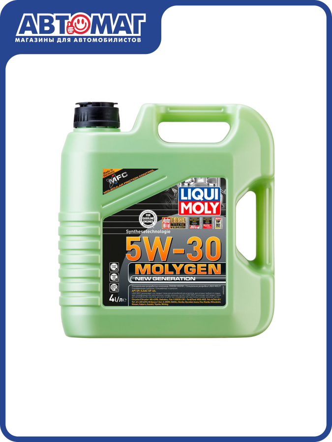 Масло моторное Liqui Moly Molygen New Generation НС 5W30, 4 л. (арт. 9042) LIQUI MOLY LM-5W30-MG-4L