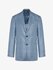 Пиджак Canali Textured blazer, размер 56, синий