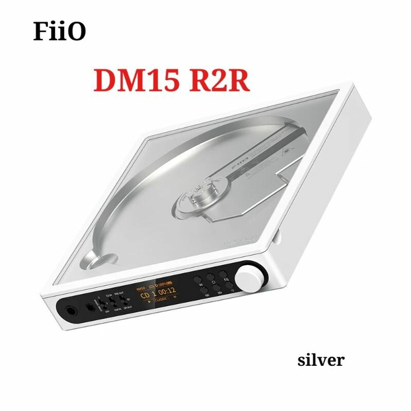 CD-плеер FiiO DM15 R2r Bluetooth, дисплей высокой четкости, портативный плеер walkman HIFI, поддержка aptX/Aptx adaptive