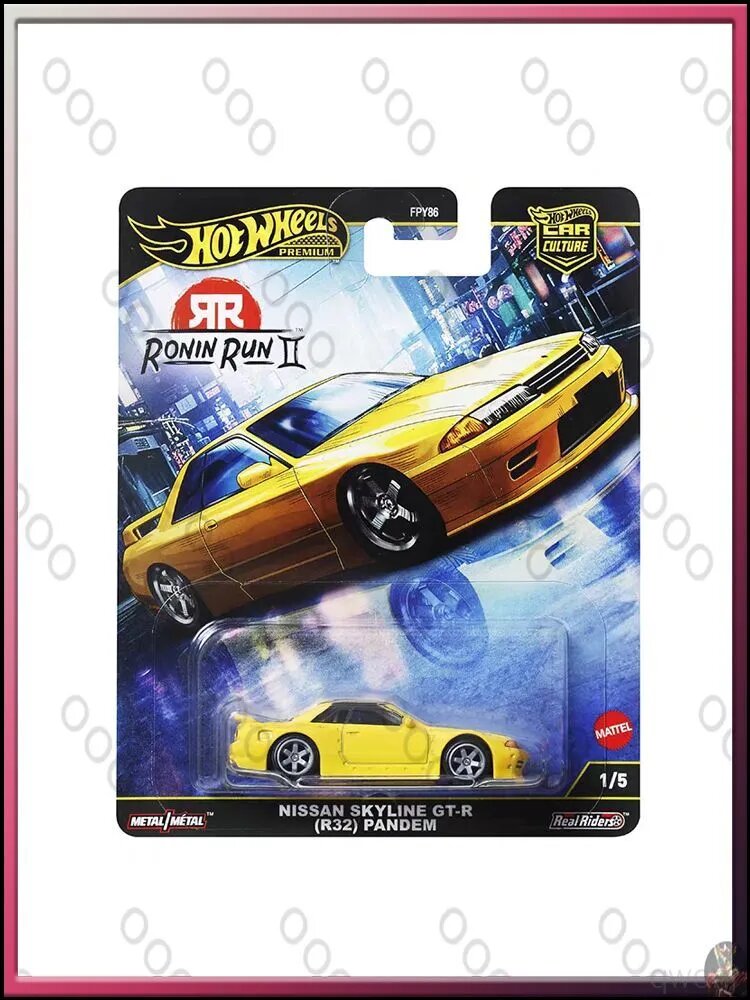 Машинка Premium Car Culture 1/64 Ronin Run II FPY86 Nissan Skyline GT-R (R32) Pandem