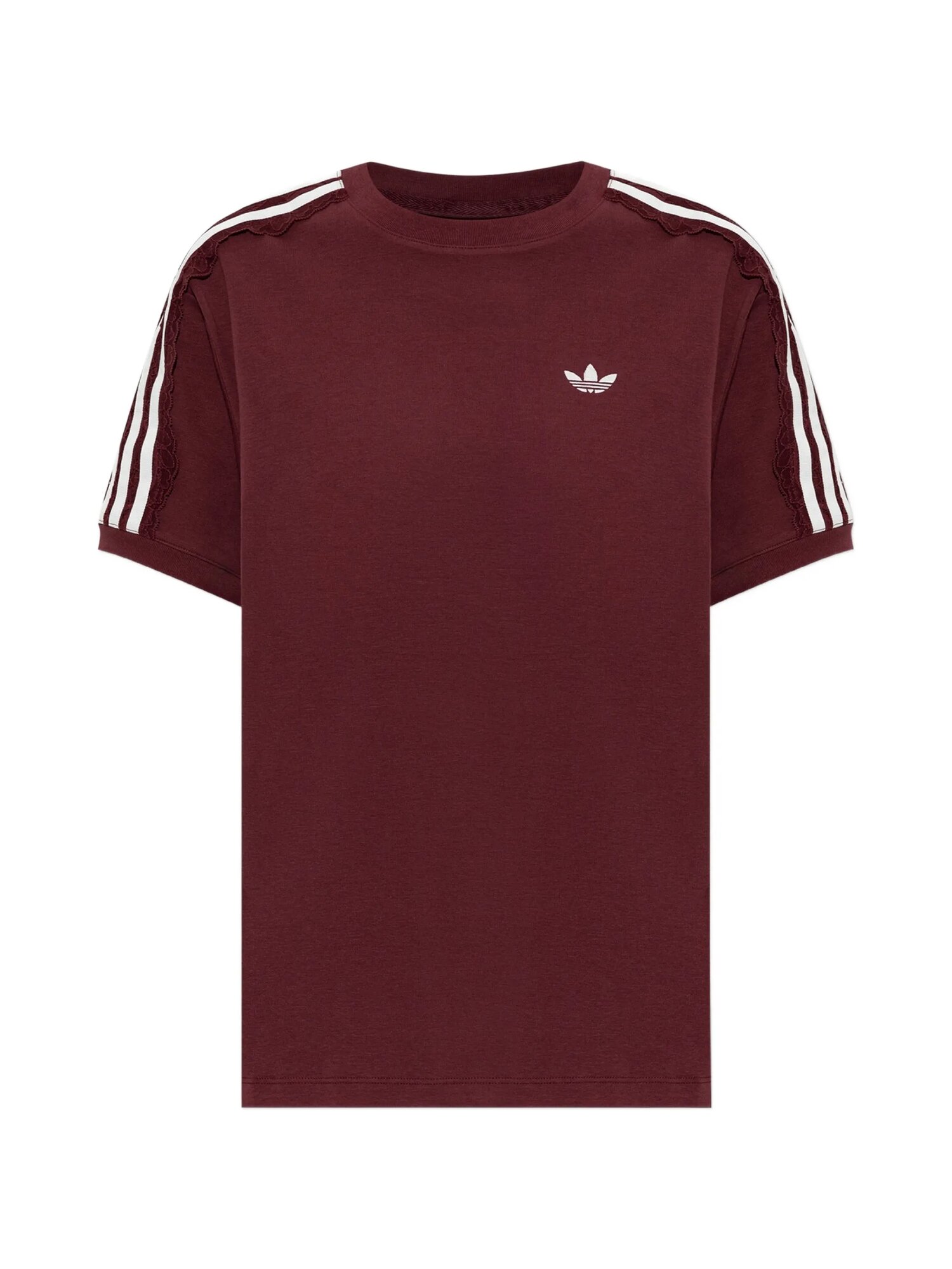 Футболка Lace-trim side-stripe T-shirt