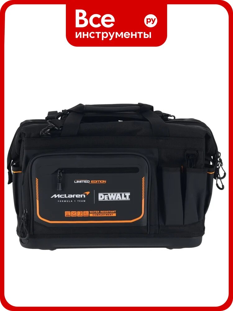 Сумка Dewalt McLaren Limited Edition, с наплечным ремнем, 48.8 л DWST60104-9