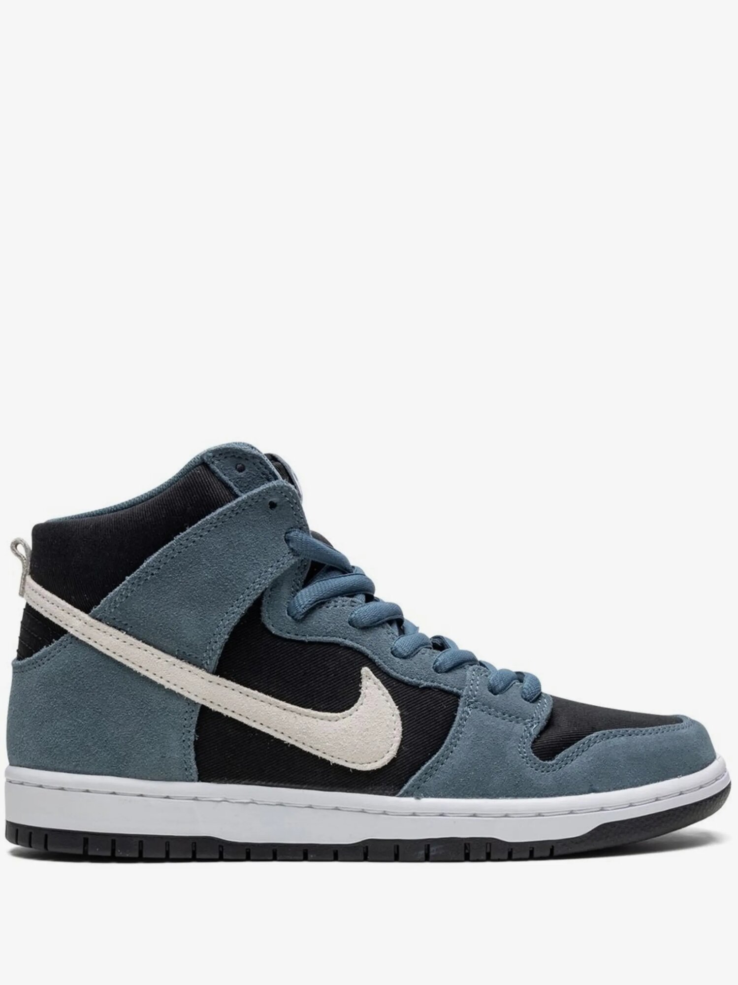 Кроссовки NIKE Dunk High, размер 12, серый