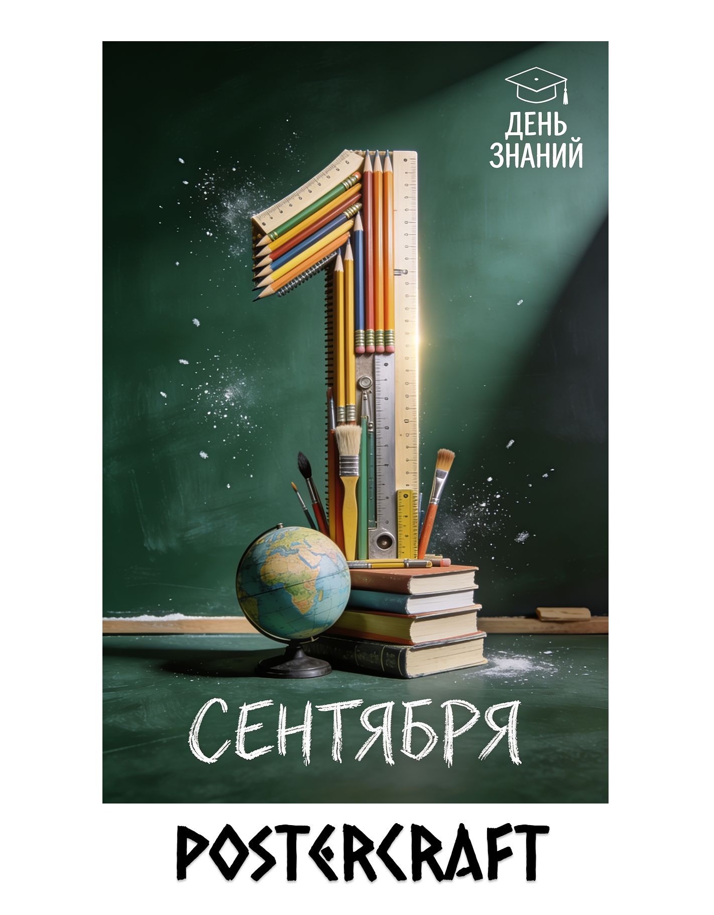 Постер "1 Сентября, День Знаний", 29.7х42см, А3, глянцевый