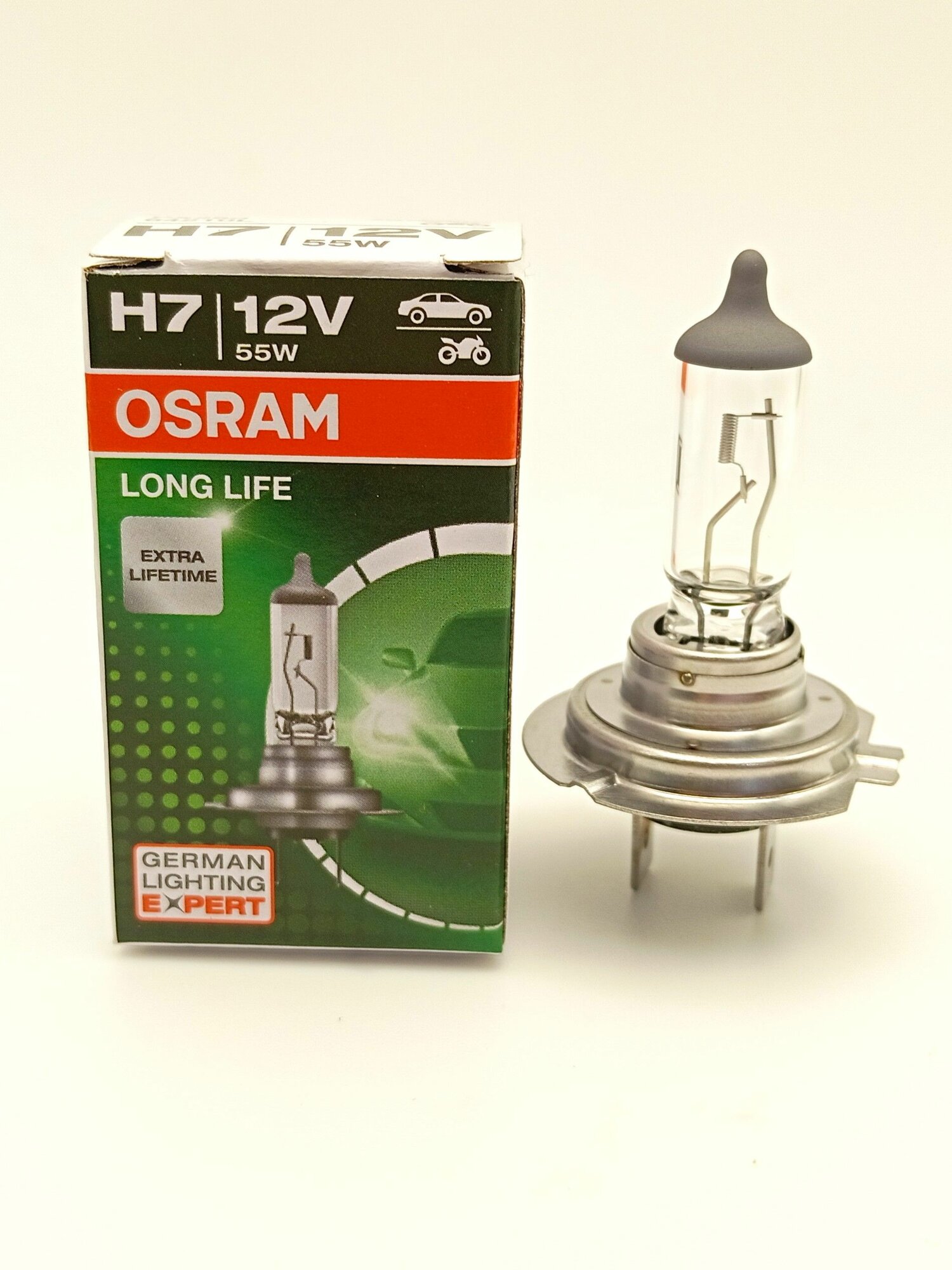 Автомобильная лампа Osram Long Life H7 PX26d 12V 55W