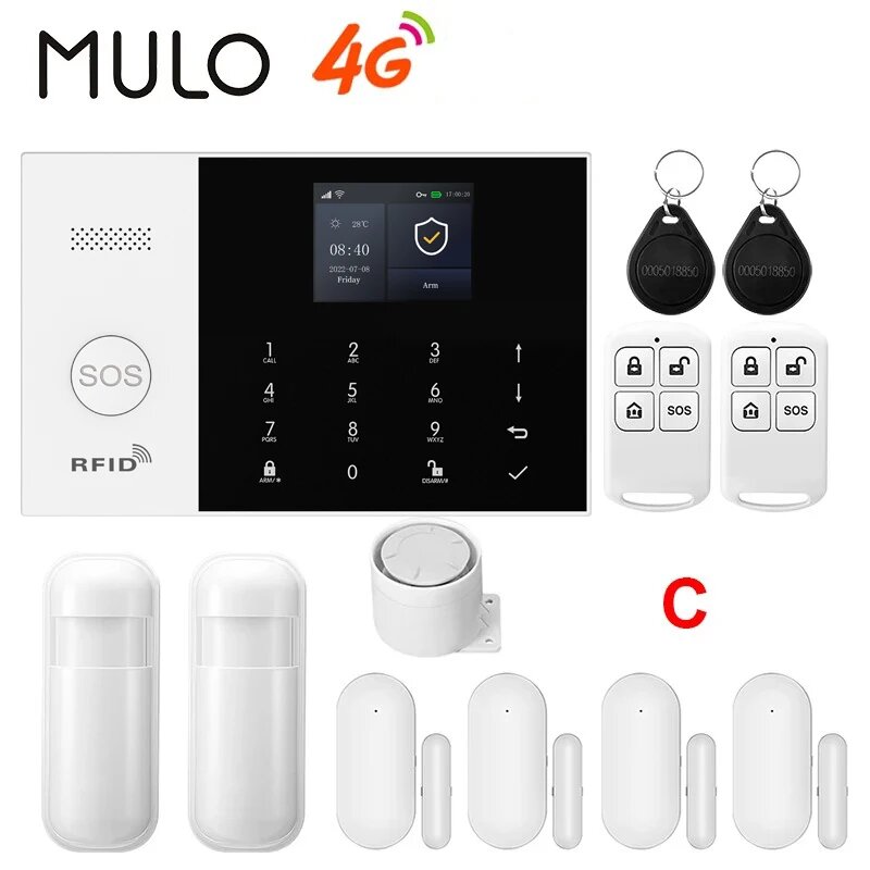 Муло PG-105 4G Сигнализация, Цвет C, EU Plug