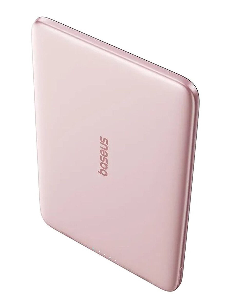 Baseus PicoGo AM31 5000 mah Внешний аккумулятор, розовый, P1007680B453-00